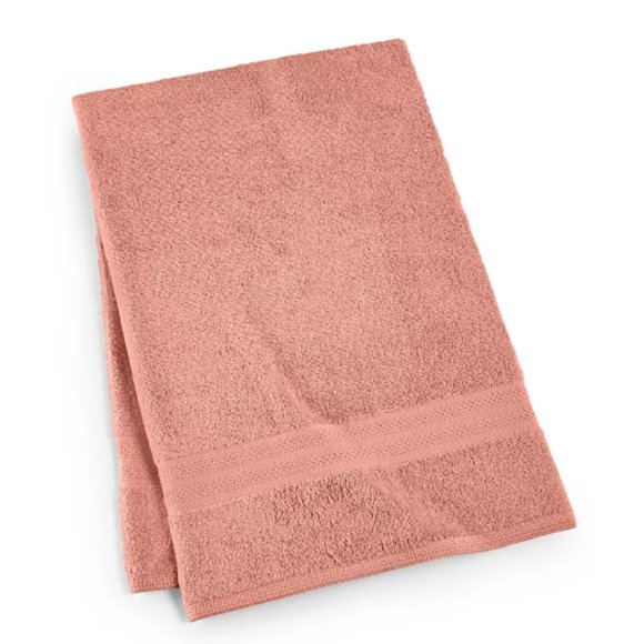 Sunham | Bath | Soft Spun 27 X 52 0 Cotton Bath Towel Light Coral ...